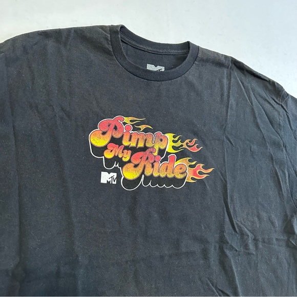 MTV | Shirts | Vintage Mtv Pimp My Ride Flame Car Xzibit Tshirt Black ...